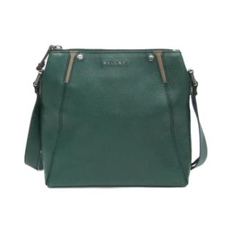Bulgari Pre-owned Leder Schultertasche - - Pre-owned - Damen - Gr&uuml;n - ONE SIZE