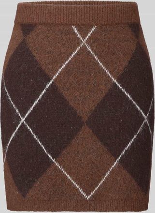 Vero Moda Minirock mit Argyle-Muster