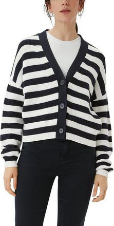 Comma Strickjacke mit Drop-Shoulder-Design