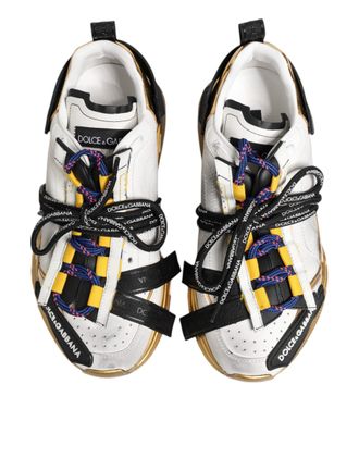 Dolce & Gabbana Mens Multicolor Daymaster Low Top Sneakers Shoes