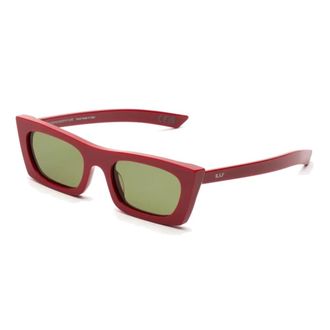 Retro Superfuture unisex, Accessoires, Rouge, Taille: 53 MM Lunettes de Soleil Cat-Eye Rouges Fred 2.0