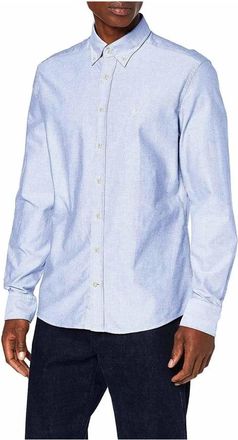 Hackett Chemise &agrave; col boutonn&eacute; - Homme - Chemises - Bleu - Taille: 2XL