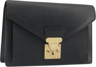 Louis Vuitton Pre-owned Vintage Epi Clutch Bag - Femme - Pre-owned - Noir - Taille: ONE Size