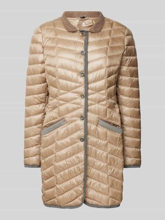 White Label Steppmantel mit Stehkragen