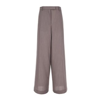Dries Van Noten Weite Hose - - Trousers - Damen - Lila - S