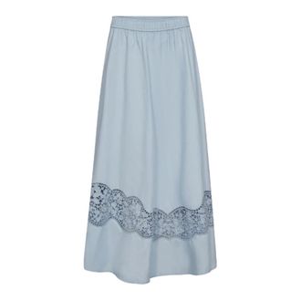 Mos Mosh MOS Mosh, Femme, Jupes, Bleu, Taille: 42 FR Maxi Skirt