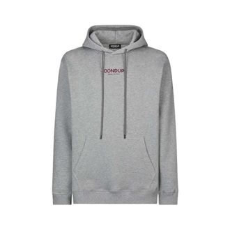 Dondup Uf649-Kf0196Ulo8 Baumwollfleece-Hoodie - - Sweatshirts & Hoodies - Herren - Grau - XL