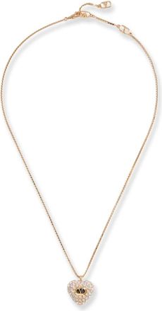 Valentino Garavani Femme, Accessoires, Jaune, Taille: ONE Size Pendentif émaillé Vlogo avec strass