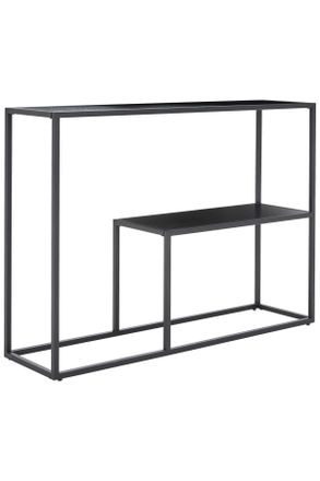 MID.YOU Mid.you Konsolentisch, Schwarz, Metall, Holzwerkstoff, 30x80x110 cm, Wohnzimmer, Wohnzimmertische, Konsolentische