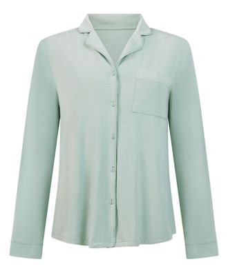 Hunkemöller Hunkemöller Langärmelige Jersey-Jacke Essential - Iceberg Green - XS