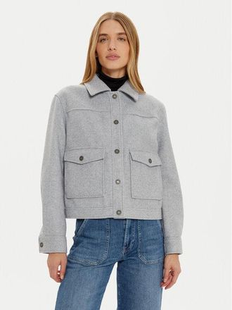 Guess Hemdjacke W4BL27 WGIX2 Grau Regular Fit