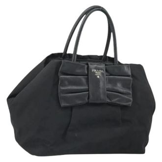 Prada Pre-owned Nylon Handtasche - - Pre-owned - Damen - Schwarzk - ONE SIZE