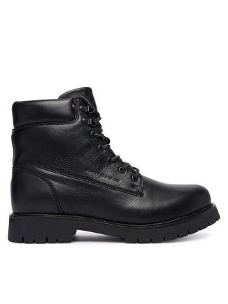 Tommy Hilfiger Schn&uuml;rstiefeletten Flex Th Outdoor Rs FM0FM05600 Schwarz