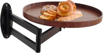 Generico Drehbarer Nachttisch: Wandmontierter Schreibtisch, zusammenklappbar, einziehbares, schwebende Plattformen, Struktur-Design, Aufbau des ausklappbaren R