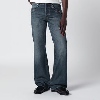 Gucci Denimhose Mit Horsebit-Detail