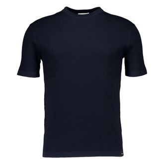 Gentiluomo Round Neck Ss T-shirt - - Tops - Herren - Blau - XL