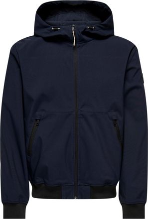 Only & Sons Herren Onsbowie Bomber OTW Softshell-Jacke, Dark Navy, XXL