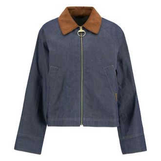 Barbour Femme, Vestes, Bleu, Taille: 40 FR Freckleton Denim Jacket
