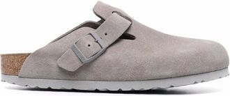 Birkenstock Homme, Chaussures, Gris, Taille: 36 EU Boston Soft Footbed