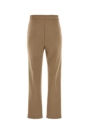Max Mara Womens Camel Stretch Nylon Teismo Pant Nocciola Exterior: Elastane Pantaloni Trousers