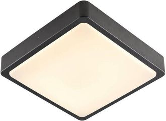SLV Appliques ext&eacute;rieures led avec d&eacute;tecteur ainos sensor applique plafonnier ext carr&eacute; anthr led 18W 3000K/4000K d&eacute;tecteur SLV 10