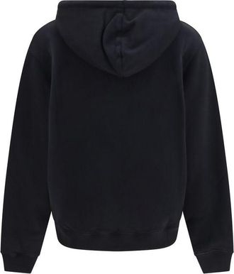 Off-white Question Everything Embroidered Hoodie - Black