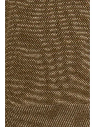 Loro Piana Mens Crew Neck Sweater Varallo Baby Cashmere Brown (capra Hircus)