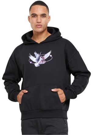 Mister Tee Mens MT2476-Vive La Liberte Oversize Hoody Hooded Sweatshirt, Black, 3XL