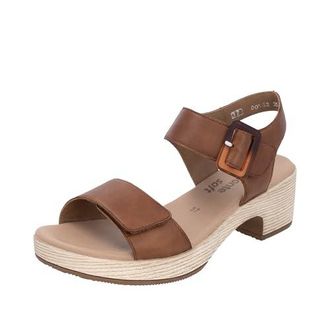 Remonte Femme D0n52 Sandales &agrave; lani&egrave;res, Marron, 41 EU