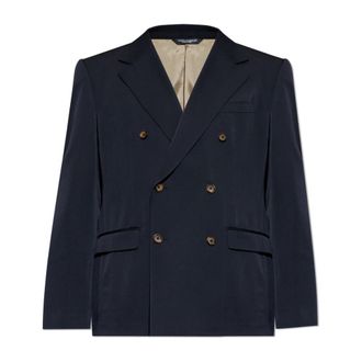 Dolce & Gabbana Zweireihiger Blazer - - Jackets - Herren - Blau - XL