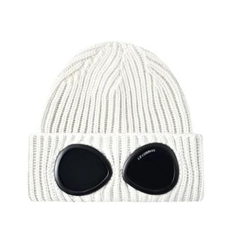 C.P. Company Goggle Beanie - - Accessories - unisex - Wei&szlig; - ONE SIZE