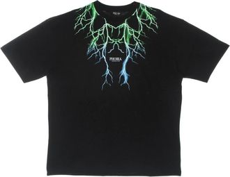 Phobia Archive Homme, Tops, Noir, Taille: XL Lightning Tee