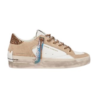 Crime London Skate Wedge Champagne Dust - Femme - Chaussures - Beige - Taille: 41 EU
