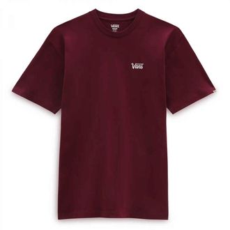 Vans Herren Mini-Script T-Shirt, burgunderfarben, S