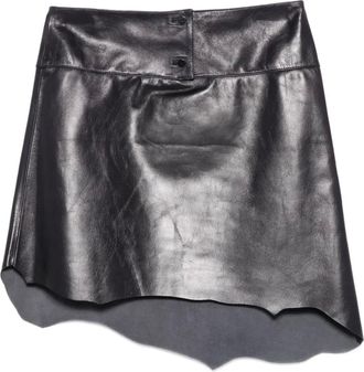 Paloma Wool Asymmetrischer Minirock - Schwarz