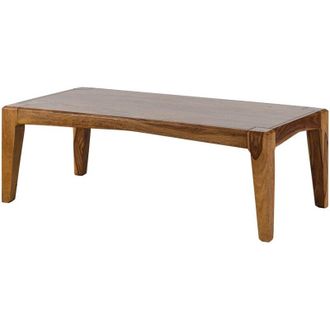 Massivmoebel24 Couchtisch Sheesham 120x60x40 braun lackiert ancona 101