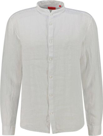 HUGO BOSS Herren Leinenhemd ELVORY Slim Fit