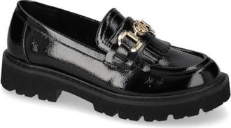 Valleverde Mocassins Femme 44521B Cuir Noir Chaussures Décontractées, Noir, 40 EU