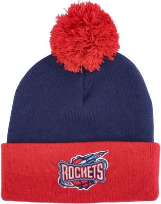 Mitchell & Ness NBA Two Tone Pom Beanie M&uuml;tze - - Accessories - Herren - Mehrfarbig - ONE SIZE