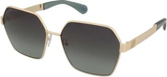 Max & Co. unisex, Accessoires, Jaune, Taille: 59 MM Lunettes de soleil cercl&eacute;es en m&eacute;tal