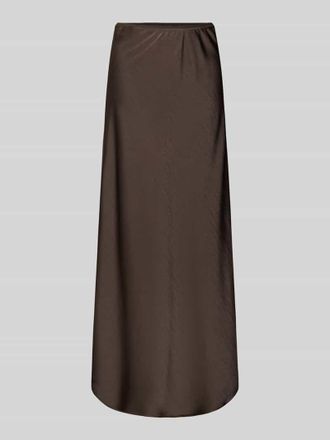 Neo Noir Maxirock aus Satin Modell Vicky