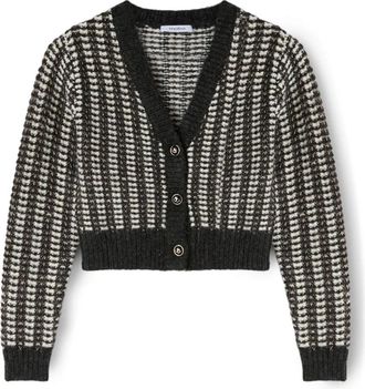 Motivi Femme, Pulls, Noir, Taille: 38 FR Gilet Court Perfor&eacute; en Lurex M&eacute;lang&eacute;