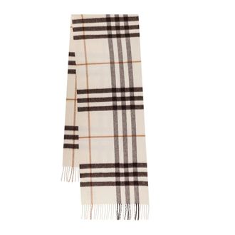 Burberry Femme, Accessoires, Multicolore, Taille: ONE Size Sac en cachemire &agrave; carreaux &agrave; franges