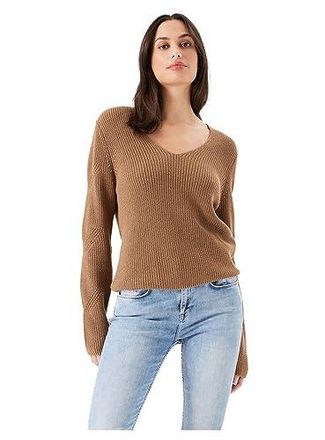 Garcia Pull pour Femme, Marron dor&eacute;, L