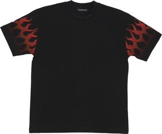 Vision Of Super Vision OF Super, Homme, Tops, Noir, Taille: M Racing Flames Tee