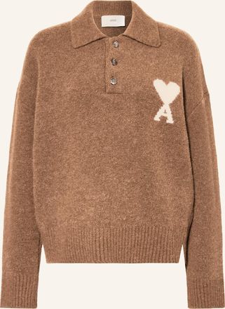 Ami Ami Paris Pullover Mit Alpaka braun