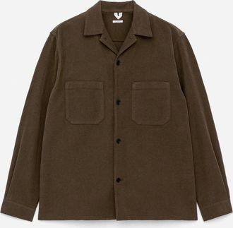 Arket Overshirt Aus Baumwoll-Moleskin -Beige