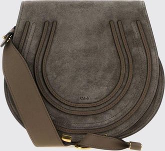 Chlo&eacute; Mini-Umh&auml;ngetasche Marcie aus Wildkalbsleder mit gepr&auml;gtem Logo