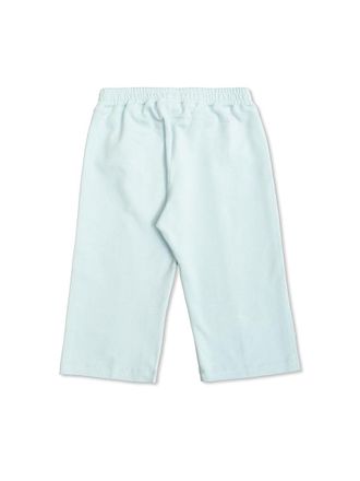 Fendi Cotton-Blend Logo Shorts - Blue