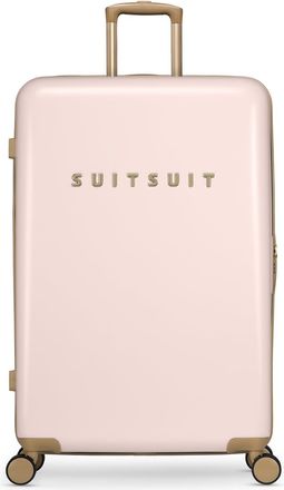SuitSuit Koffer Gro&szlig; 76 cm - Hartschalen Reisekoffer mit Rollen - TSA-Schloss - 94 L - Fusion Rose Pearl